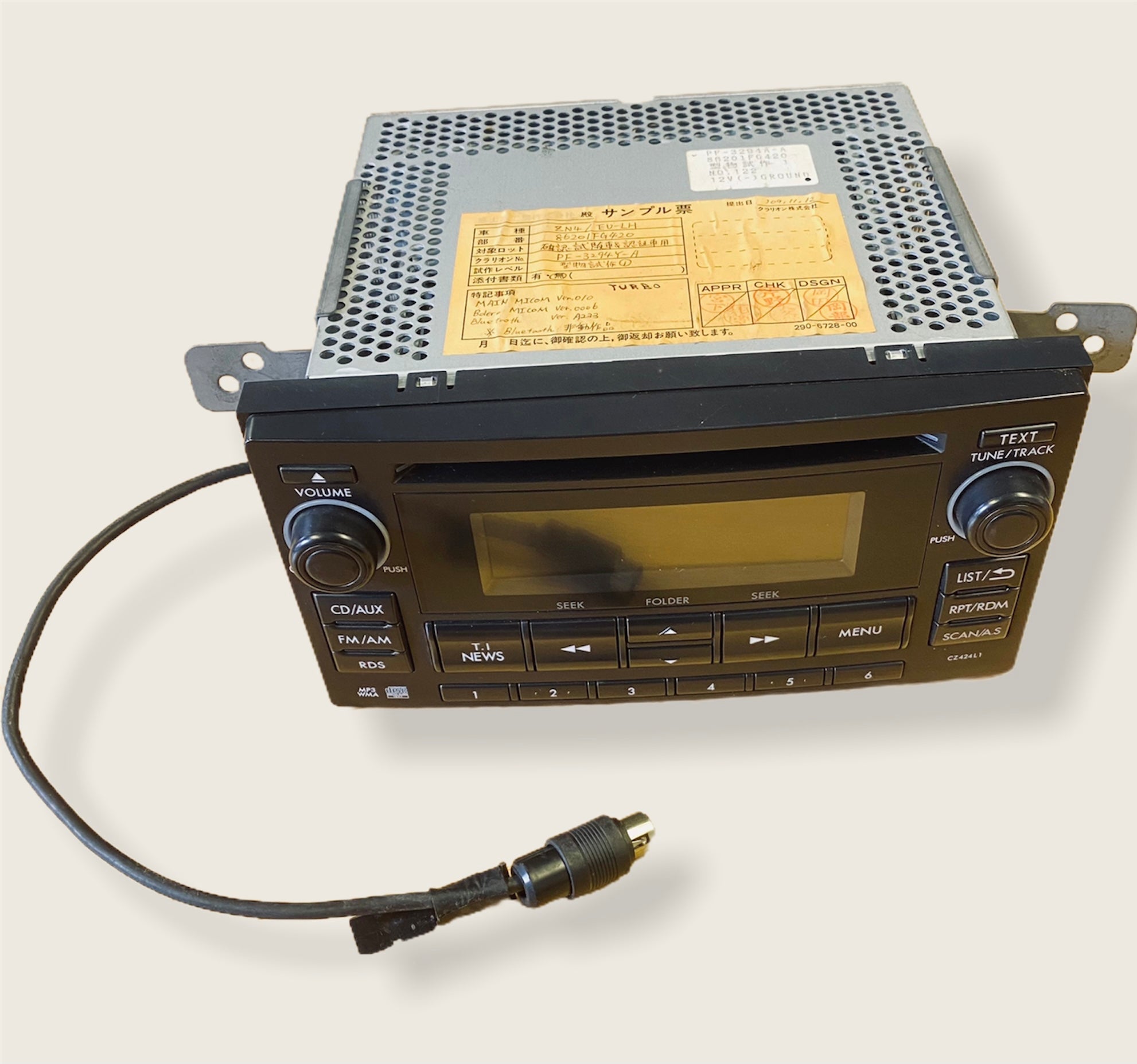 Subaru Impreza Hatchback GR GH G3 Media Radio CD Aux MP3 WMA Head Unit ...