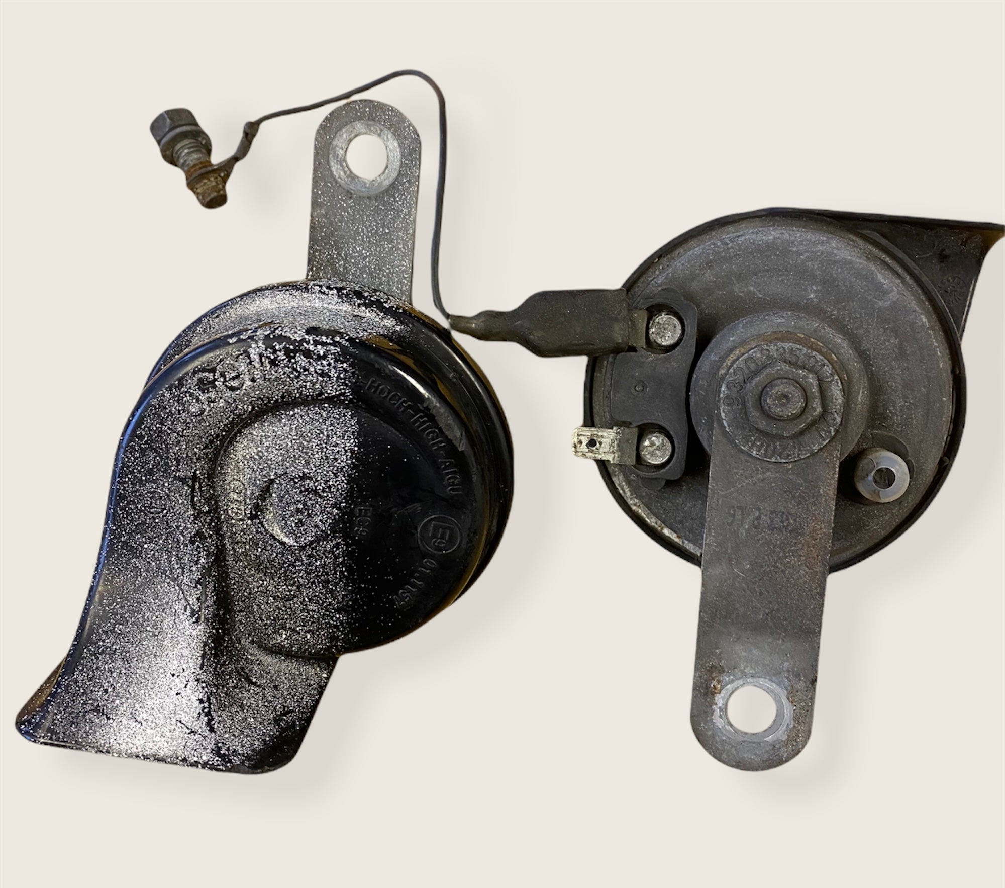 Bosch Dual Twin Horn Horns Assembly Fits Nissan Skyline GTR R34 BNR34 ...